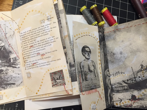 Drawing and Stitching - Sandy Webster